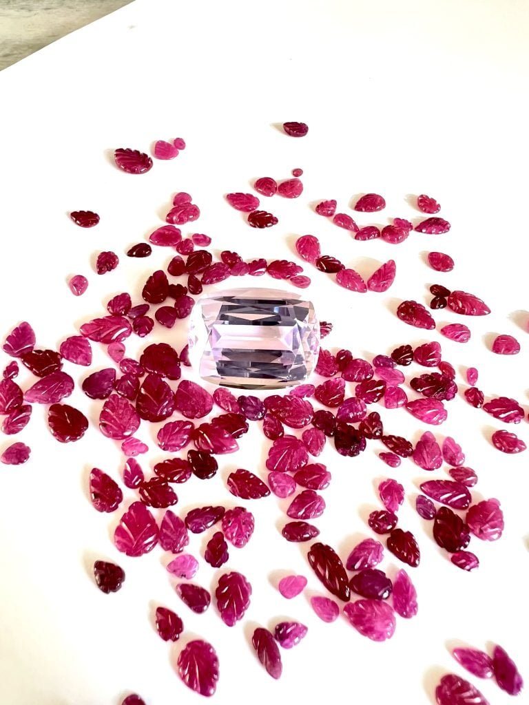 Buy Ruby Leaves 101.16 Ct at Online at Kartik Gems
